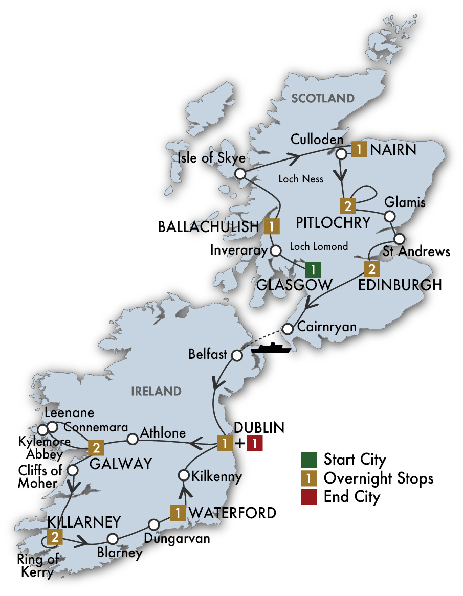 Scottish and Irish Gold | CIE Tours