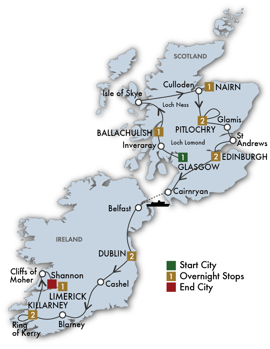 Scottish and Irish Dream | CIE Tours