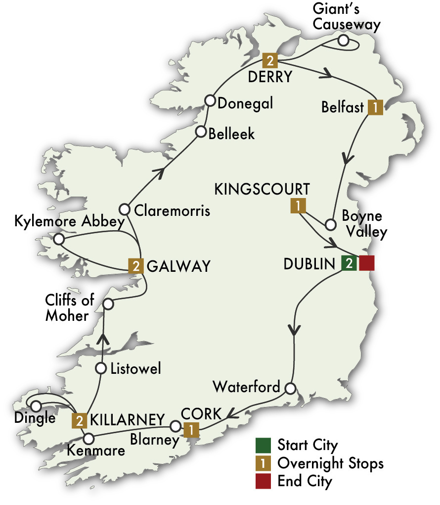 Irish Odyssey Self-Drive | CIE Tours