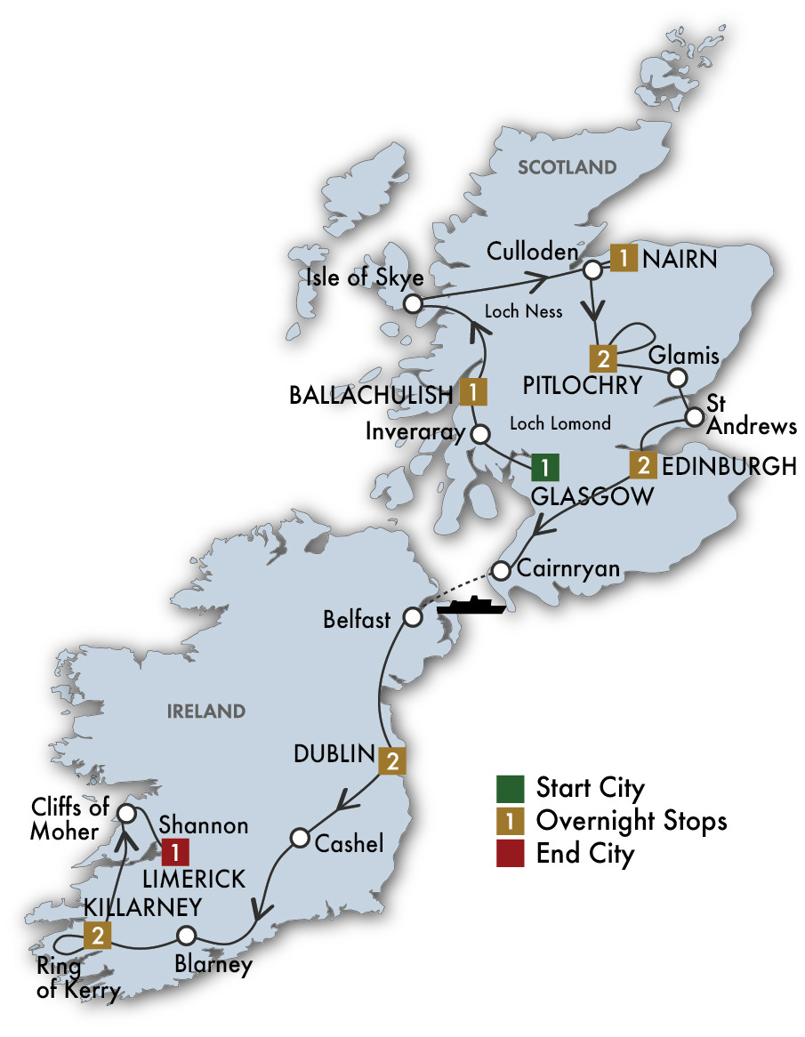 Scottish and Irish Dream | CIE Tours