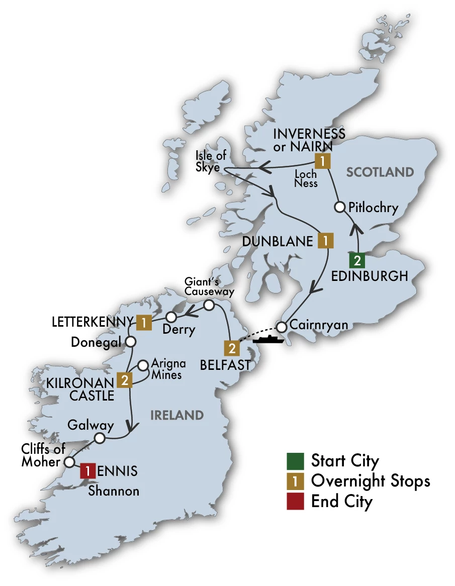 The Scots Irish Tour | CIE Tours