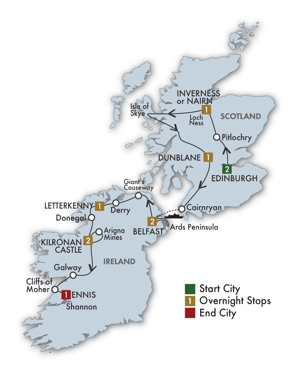 The Scots Irish Tour | CIE Tours