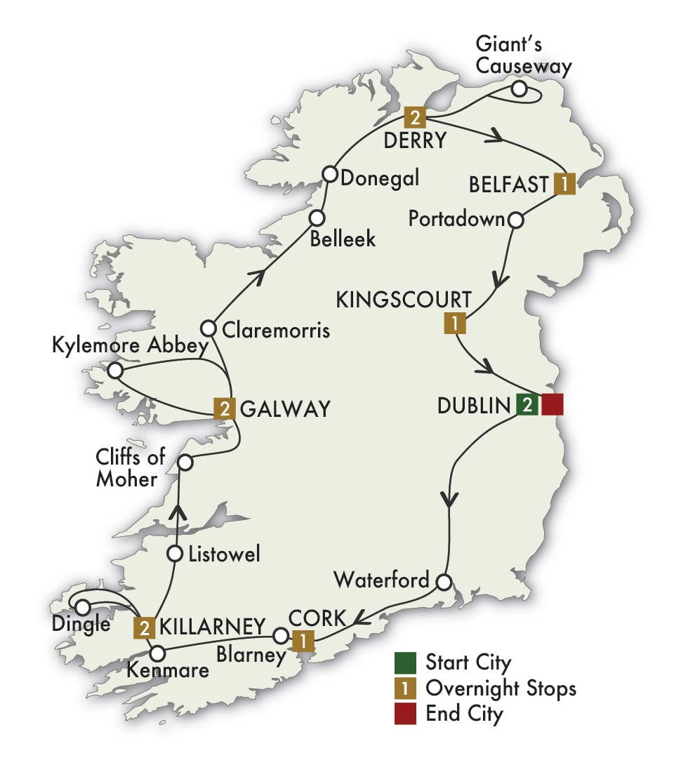 Irish Odyssey Self-Drive | CIE Tours