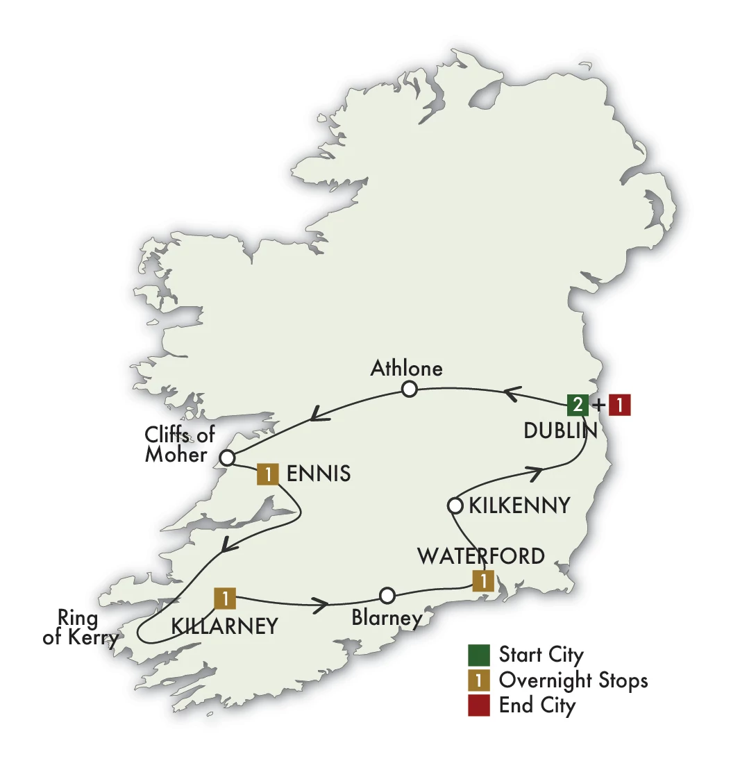 Evergreen Ireland South | CIE Tours